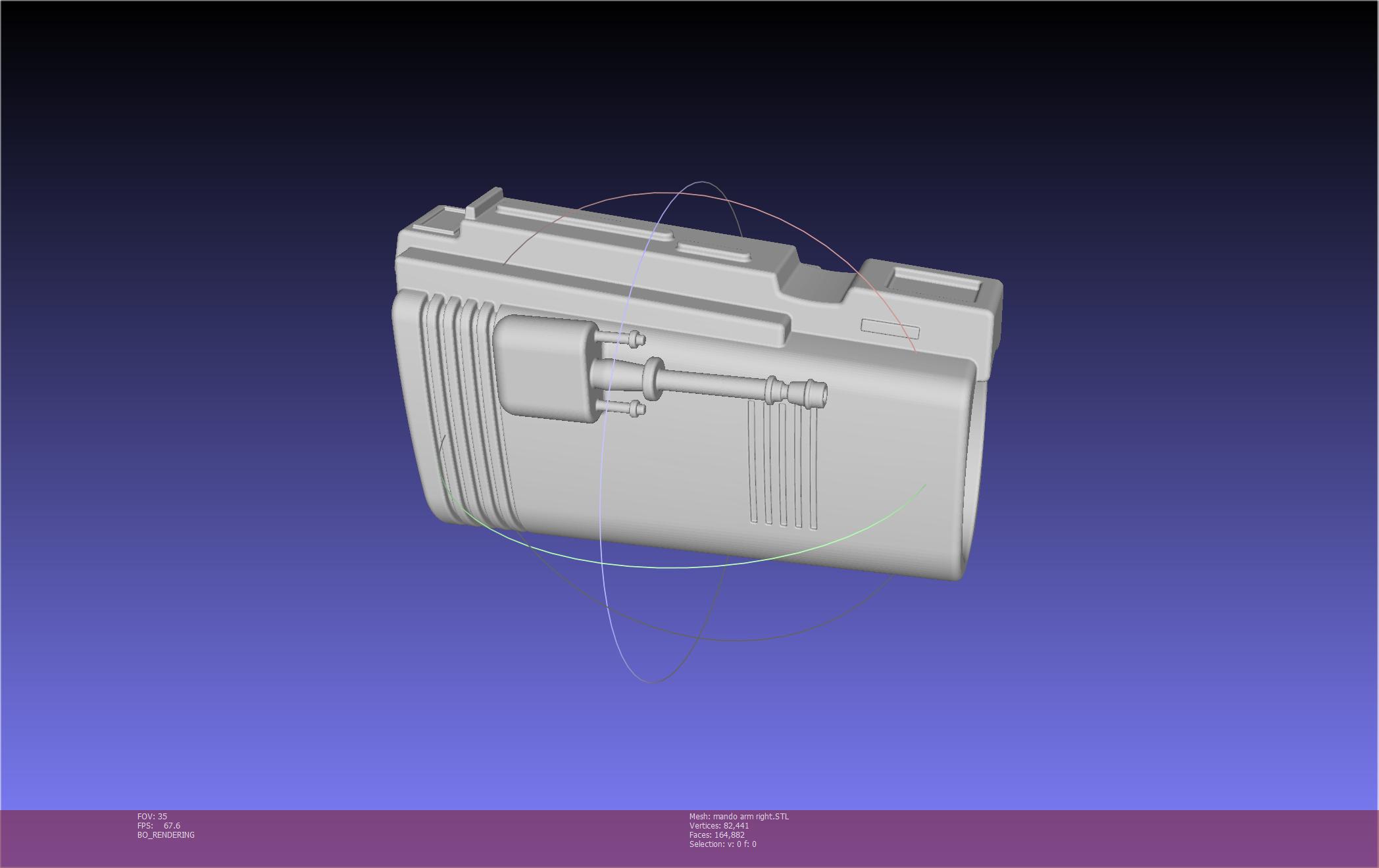 STL file Star Wars Mandalorian Beskar Armor Right Arm ⭐・Model to ...