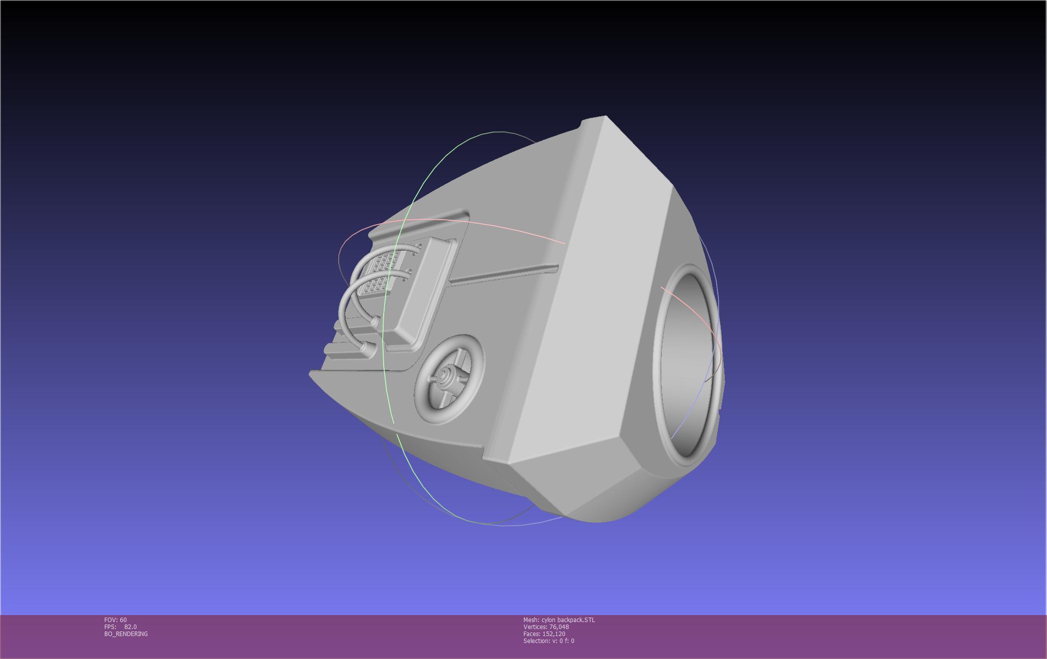STL file Battlestar Galactica Cylon Costume Backpack 🎒・3D print model ...