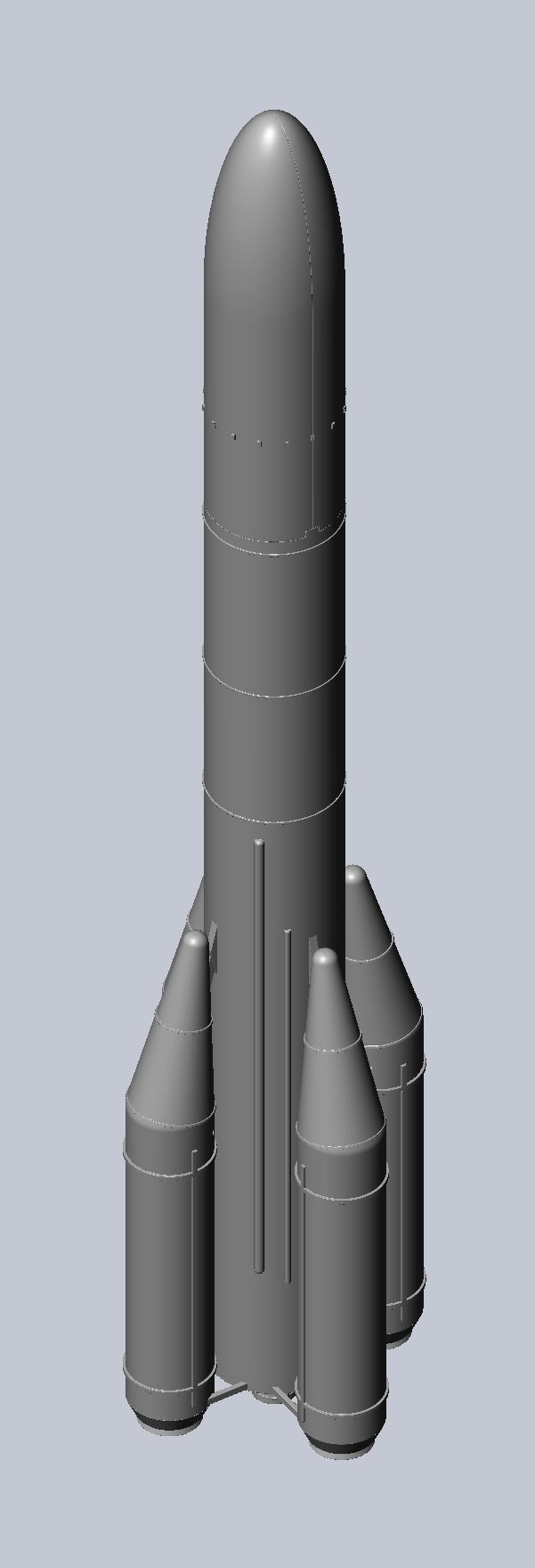 STL file Ariane 6 Rocket - Detail Printable Scale Model 🚀・3D print ...