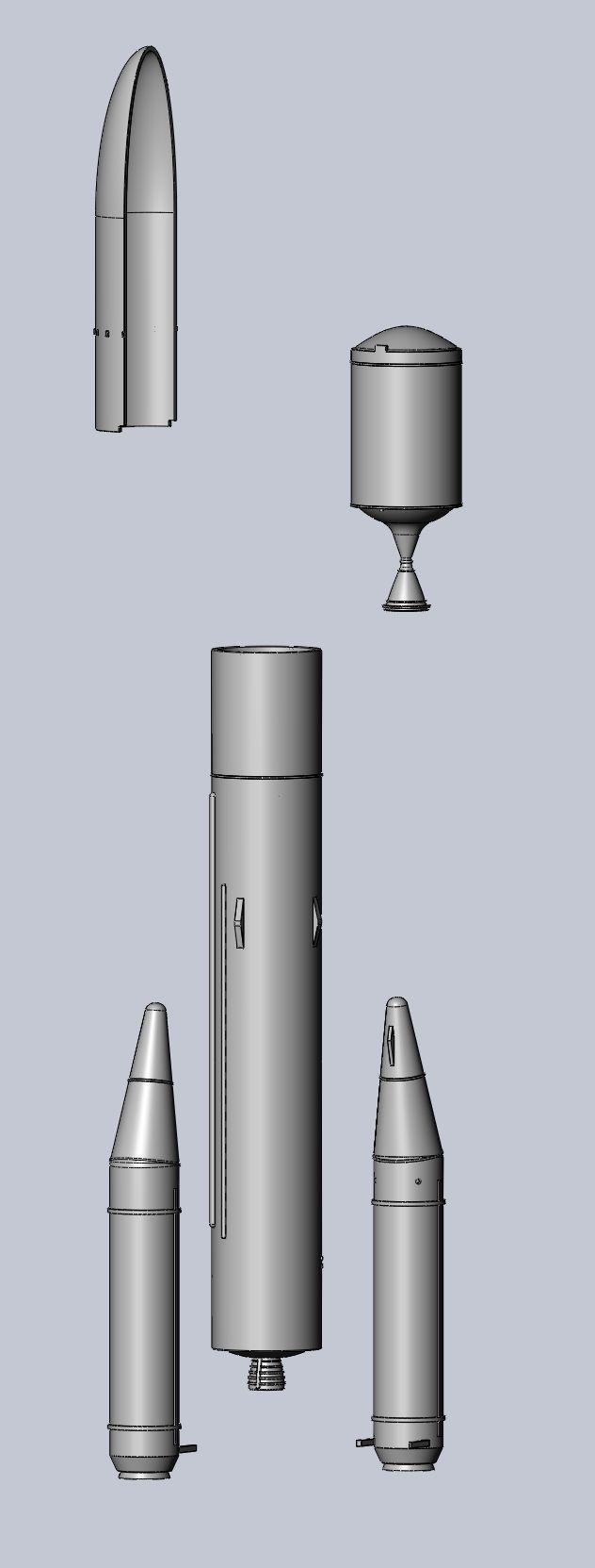STL file Ariane 6 Rocket - Detail Printable Scale Model 🚀・3D print ...