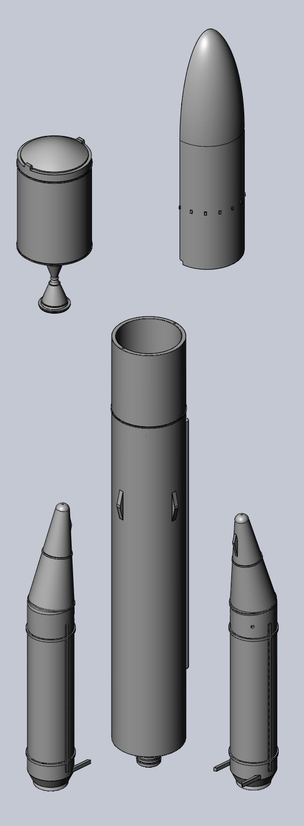 STL file Ariane 6 Rocket - Detail Printable Scale Model 🚀・3D print ...