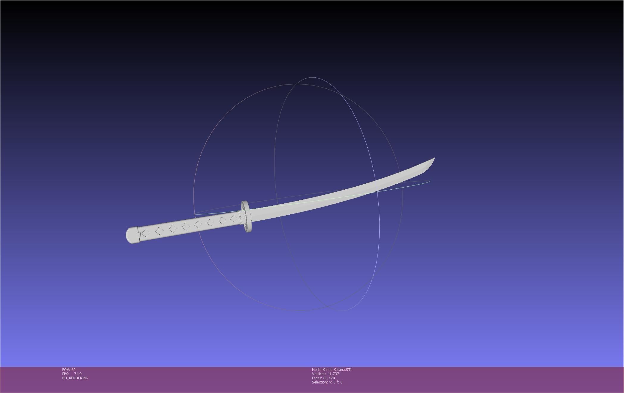 STL file Demon Slayer Kanao Katana 🔫・Design to download and 3D print・Cults