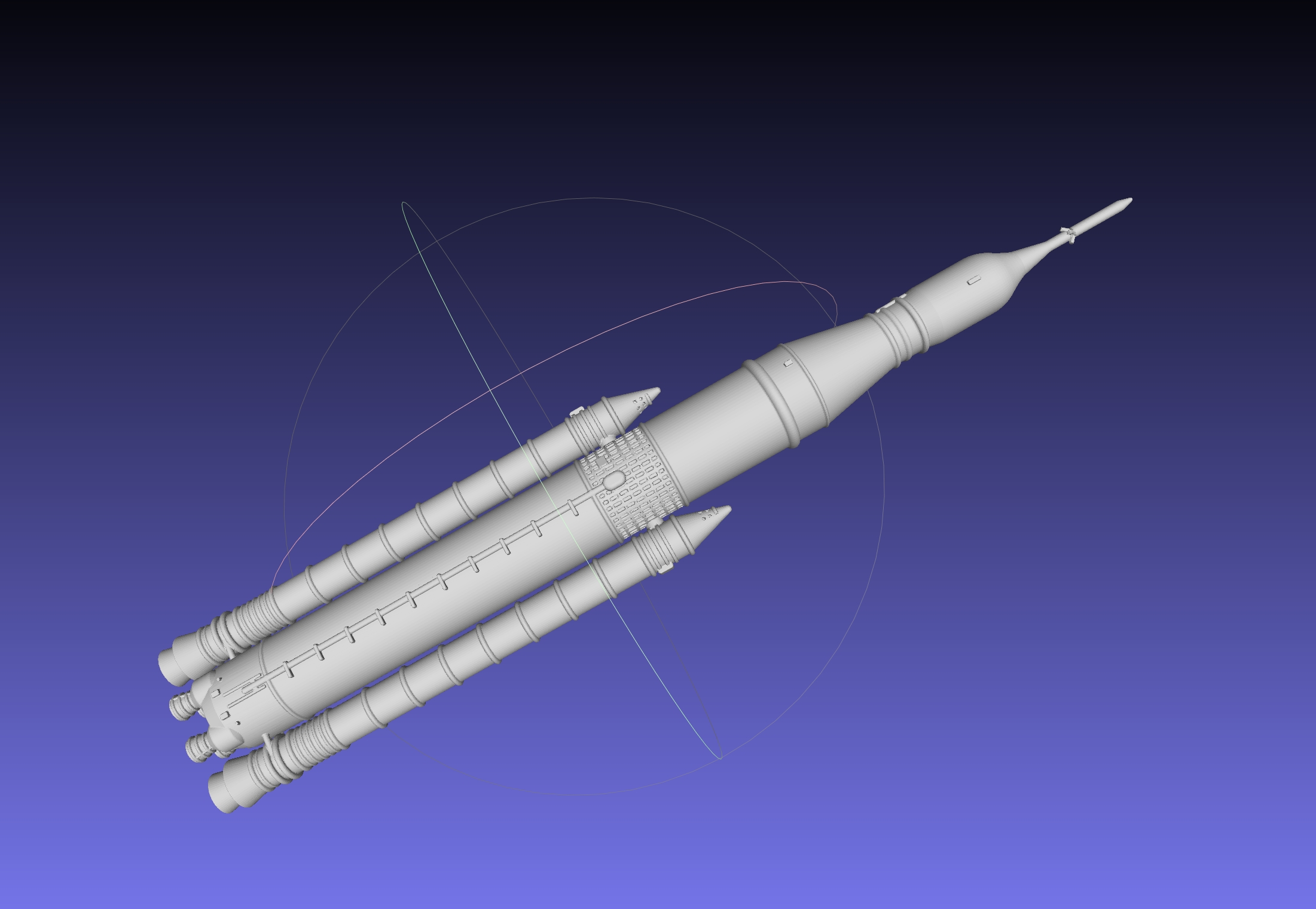 STL file NASA SLS Block 1 Printable Rocket Model 🚀・3D print object to ...