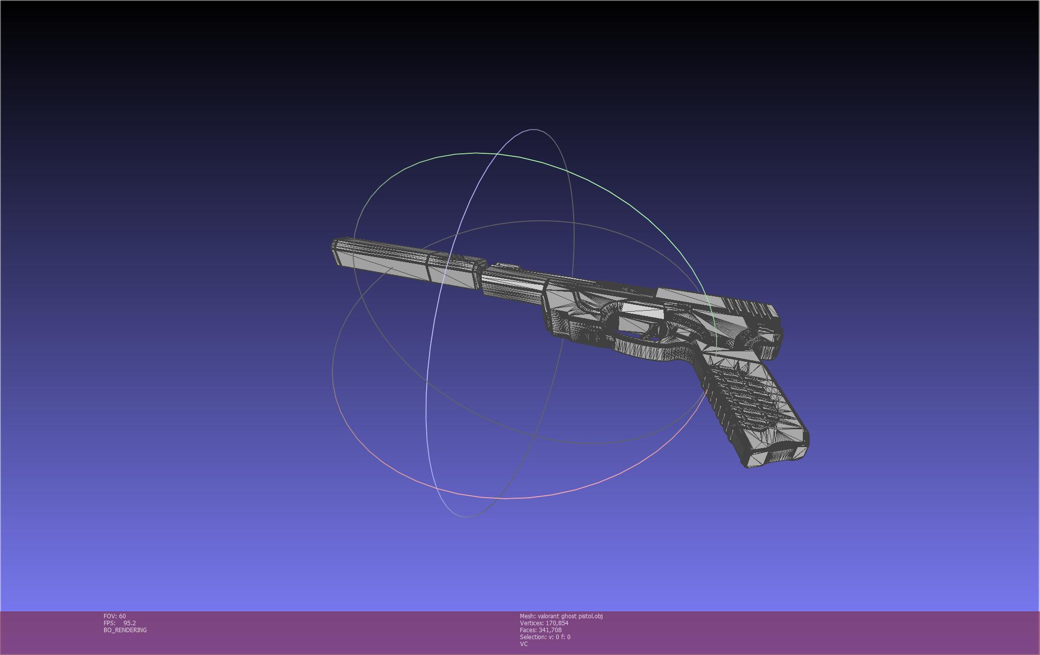 STL file Valorant Ghost Pistol Basic Model 👻・3D printing design to ...