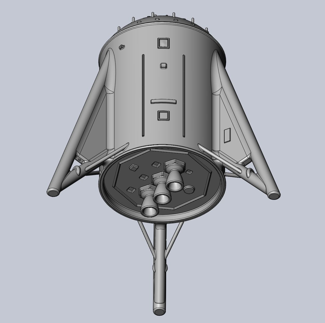 Archivo STL Miniatura de la tolva de pruebas Starhopper de Space X 🛰 ...