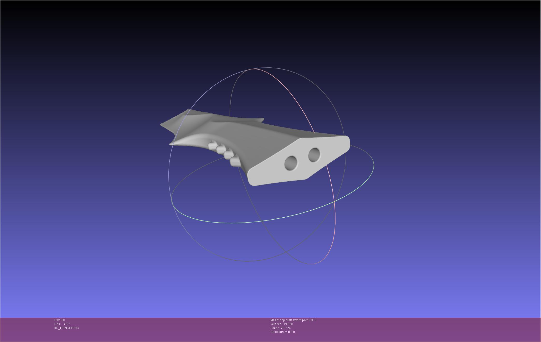 STL-Datei Cop Craft Sword Printable Montage 🗡️・3D-druckbare Vorlage zum ...