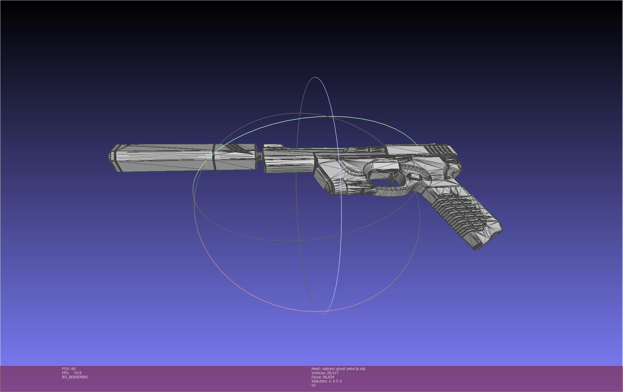 STL file Valorant Ghost Pistol Basic Model 👻・3D printing design to ...