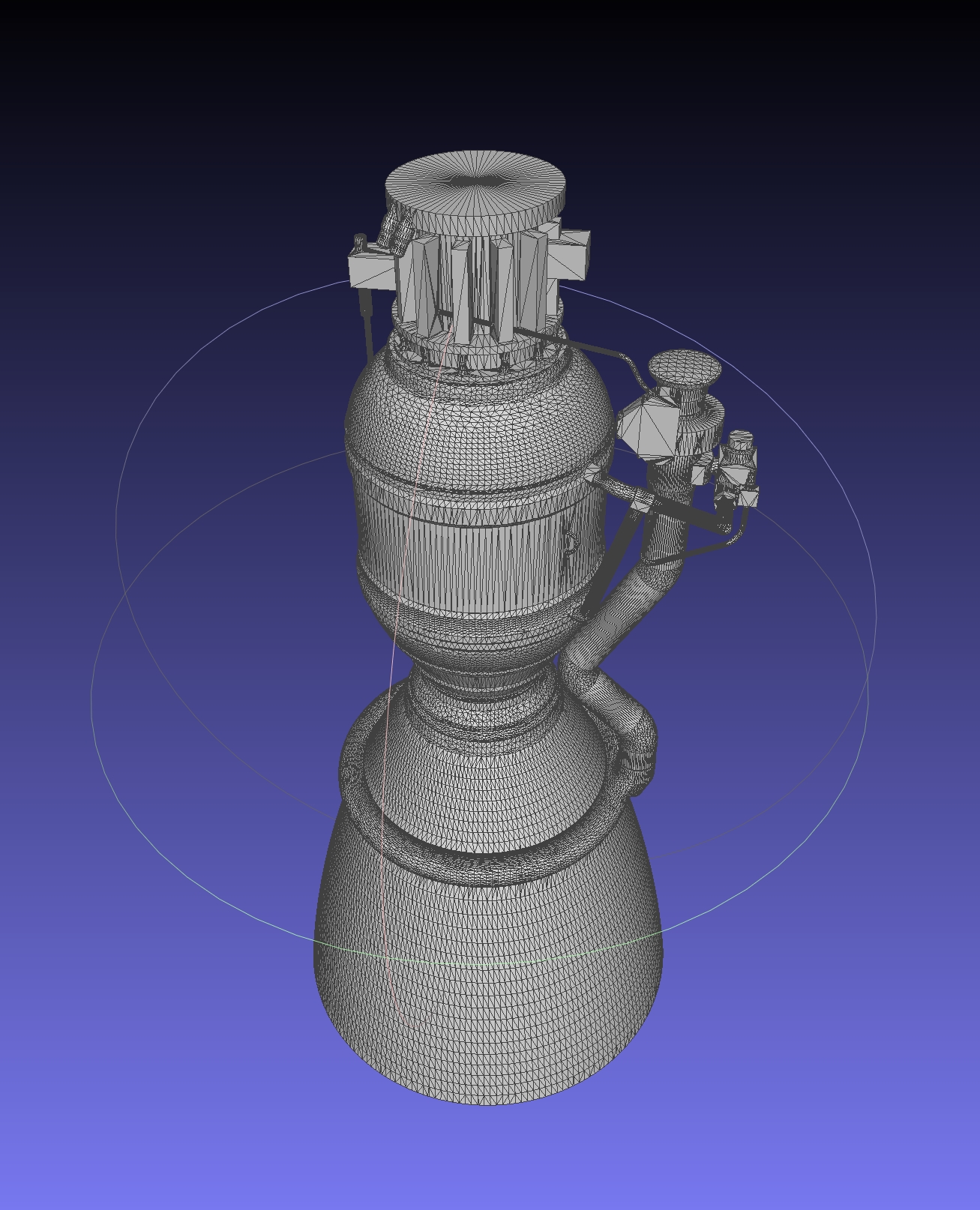 Fichier STL Space-X Merlin 1D Rocket Engine Printable Desk (en anglais ...