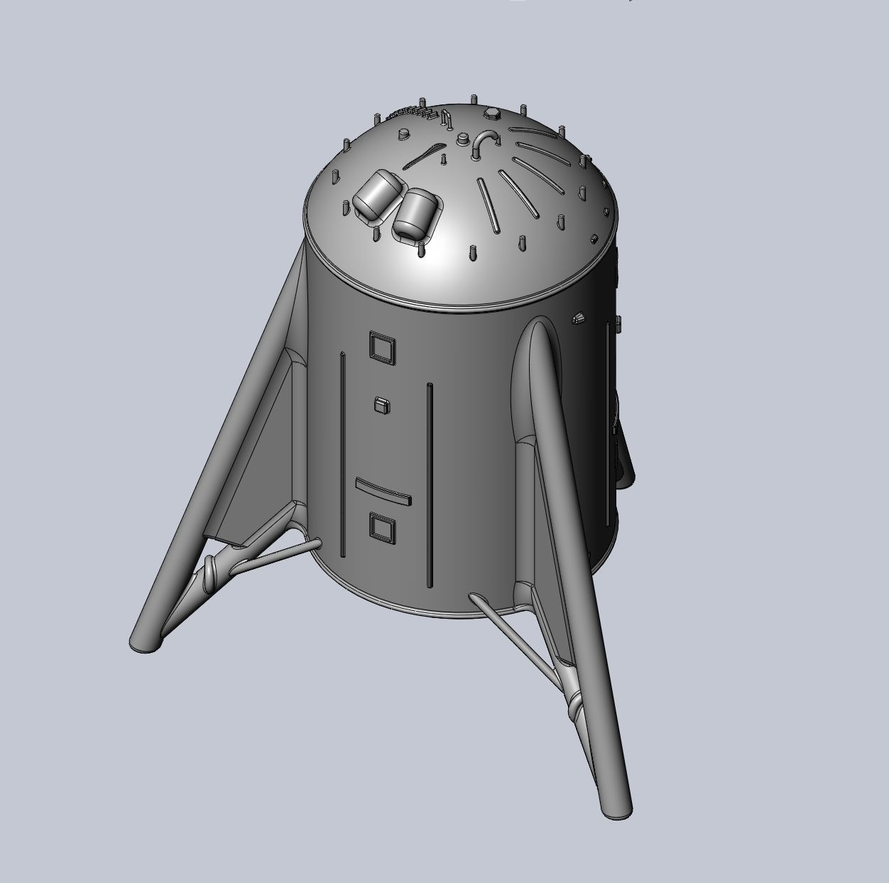 Archivo STL Miniatura de la tolva de pruebas Starhopper de Space X 🛰 ...