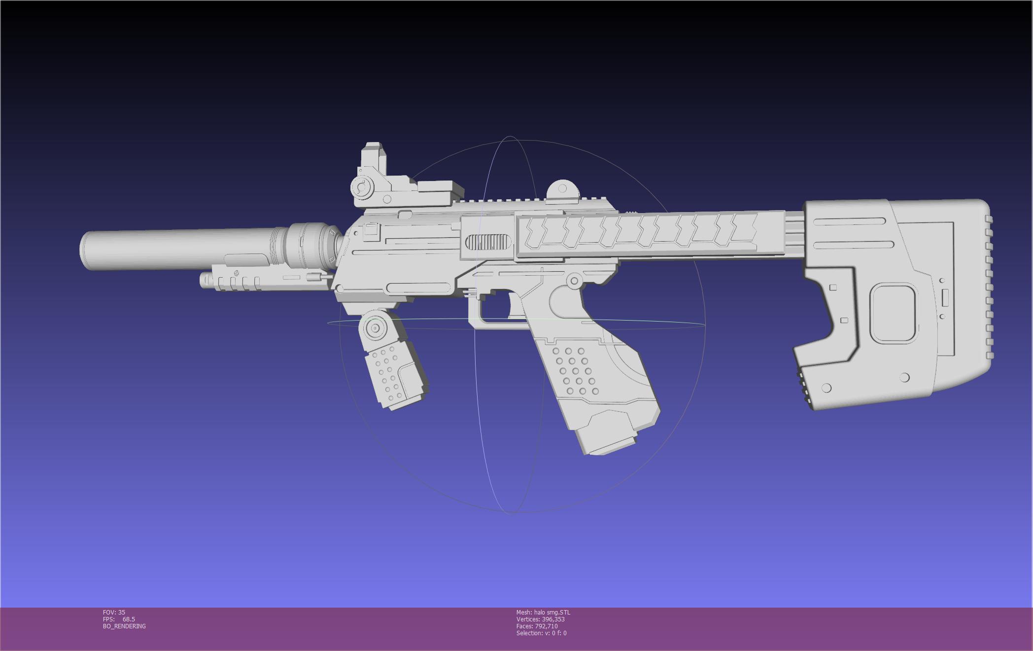 Файл STL Halo ODST SMG Базовая модель 😇・Шаблон для 3D-печати для ...