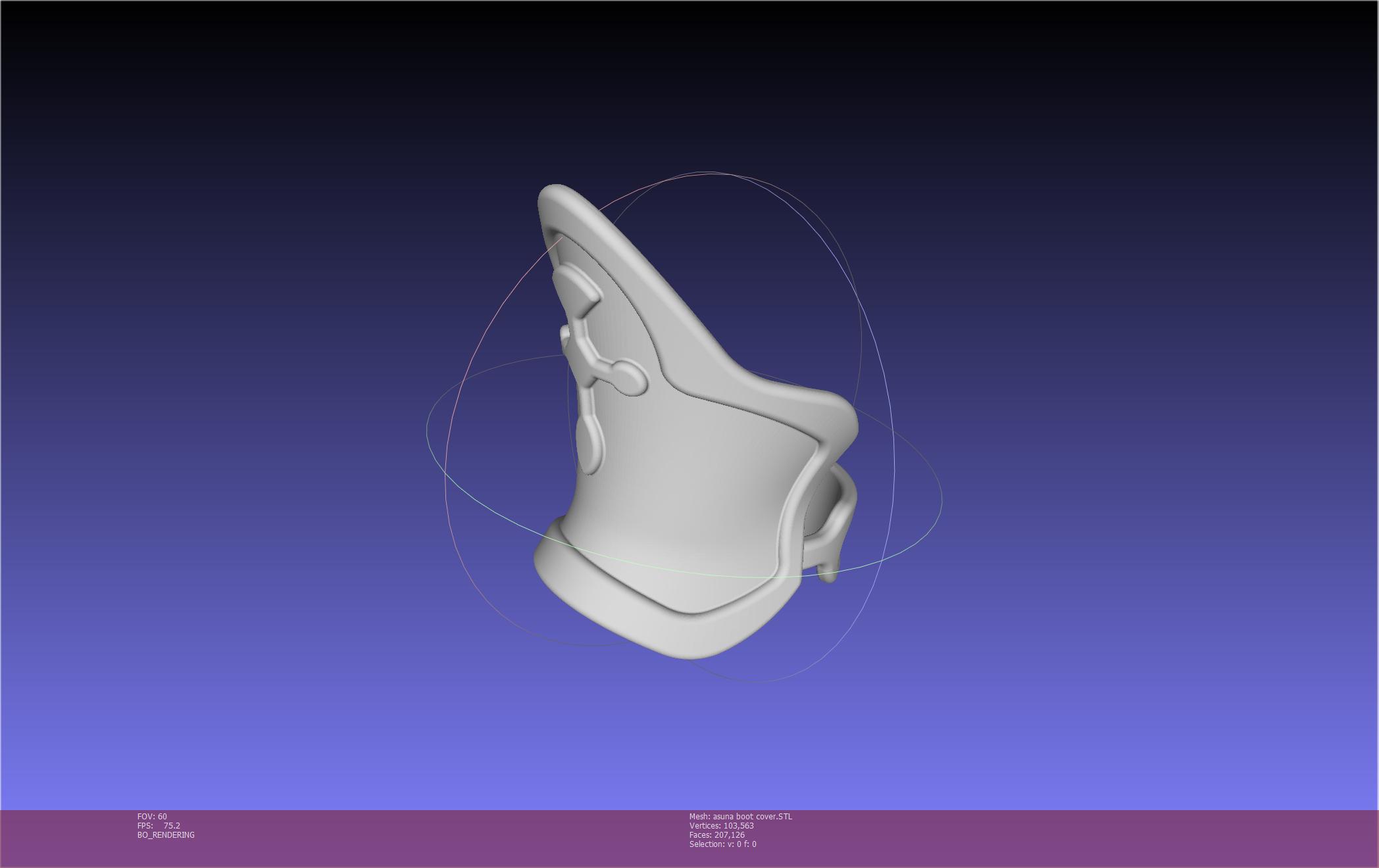 STL file Sword Art Online Asuna Boot Covers 🗡️・3D printing idea to ...