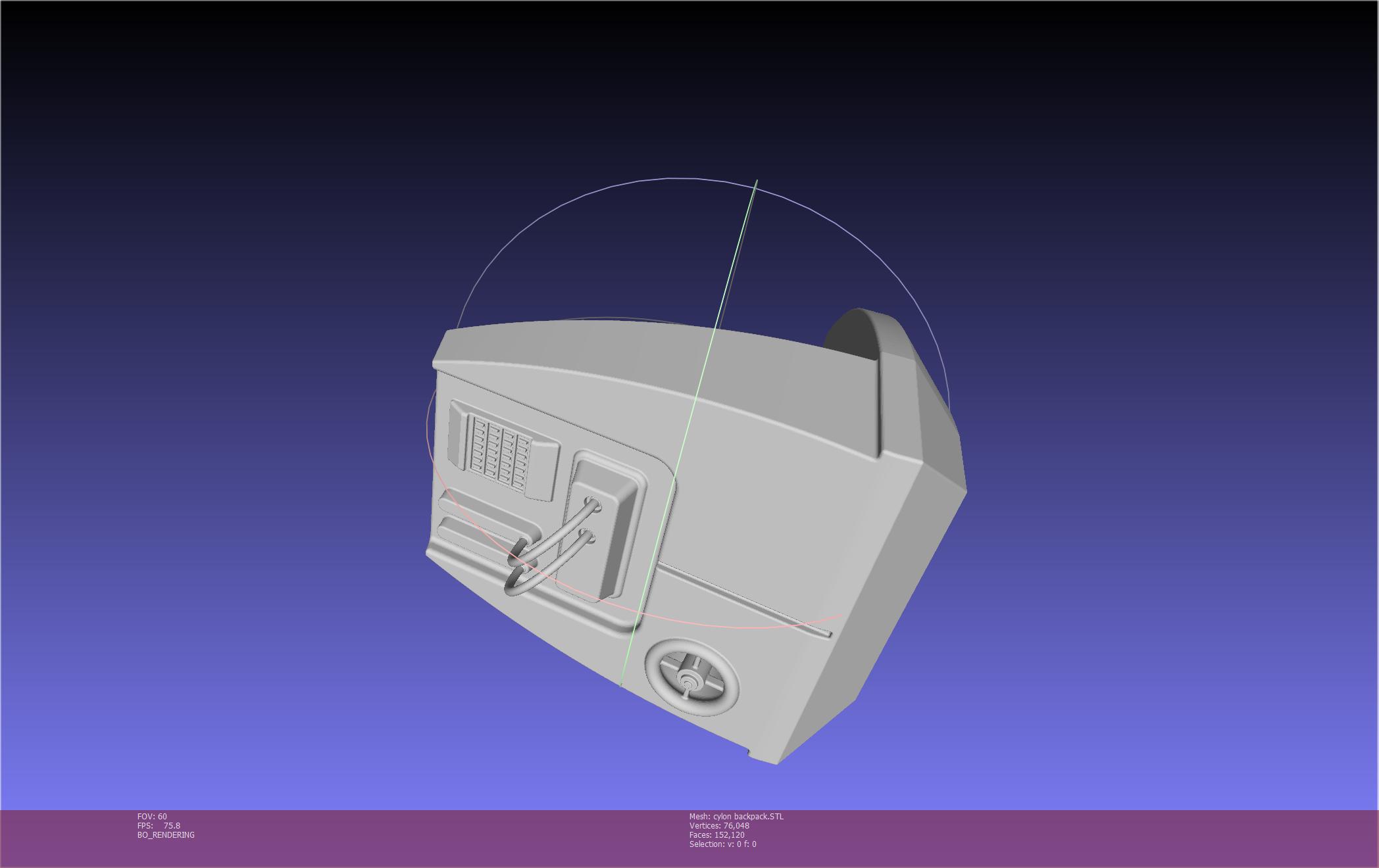 STL file Battlestar Galactica Cylon Costume Backpack 🎒・3D print model ...