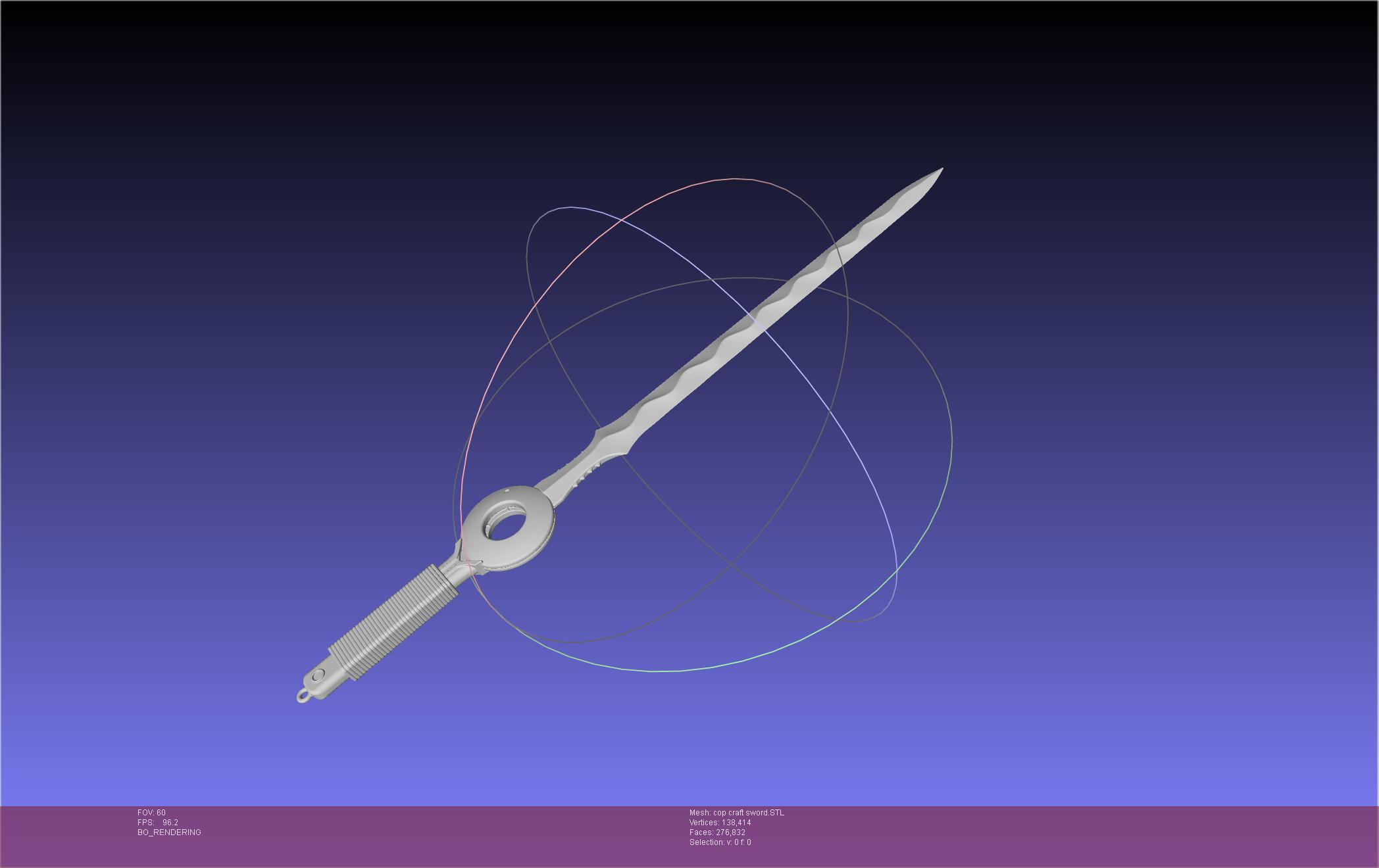 STL-Datei Cop Craft Sword Printable Montage 🗡️・3D-druckbare Vorlage zum ...