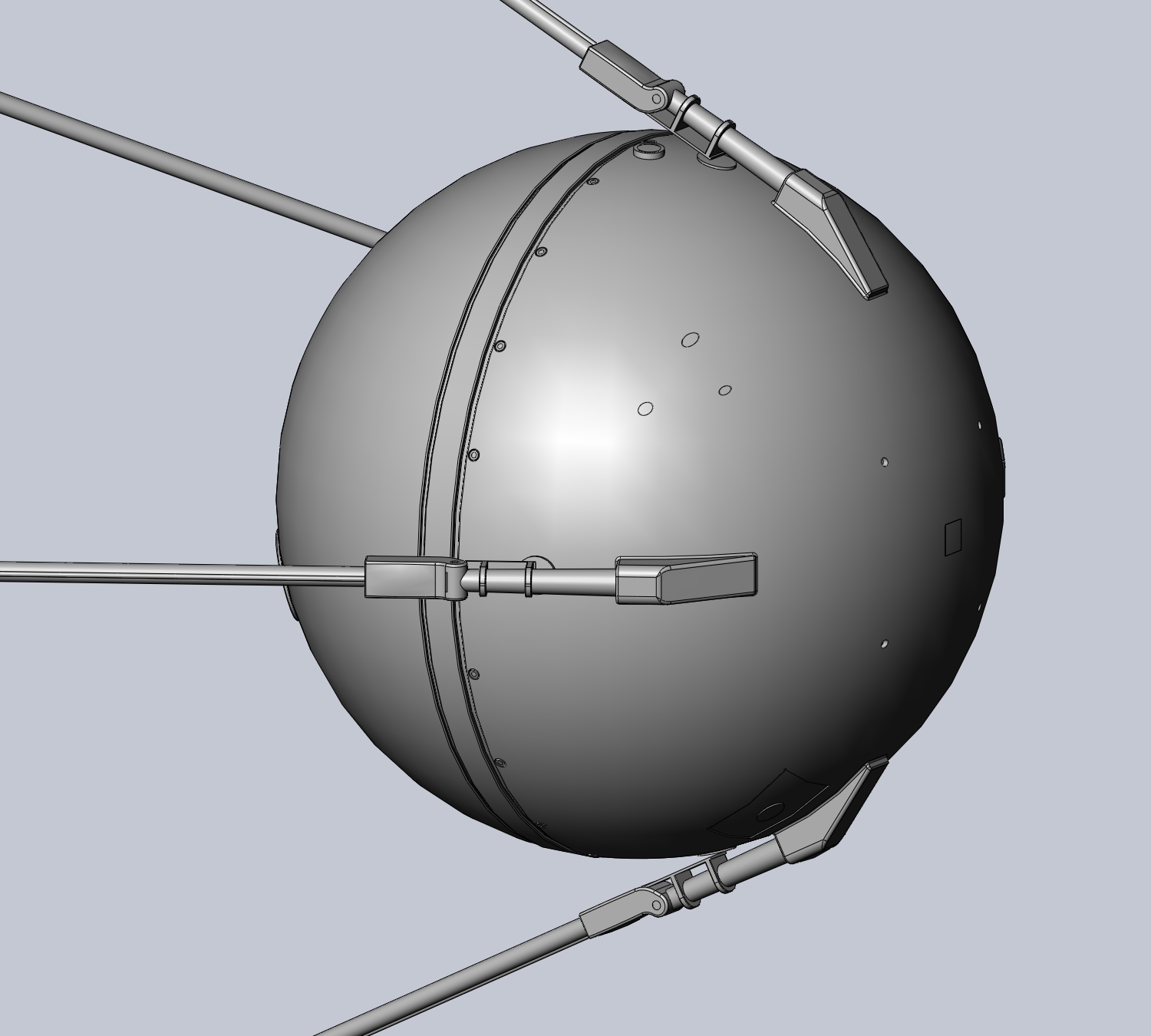 Sputnik Spacecraft Diagram
