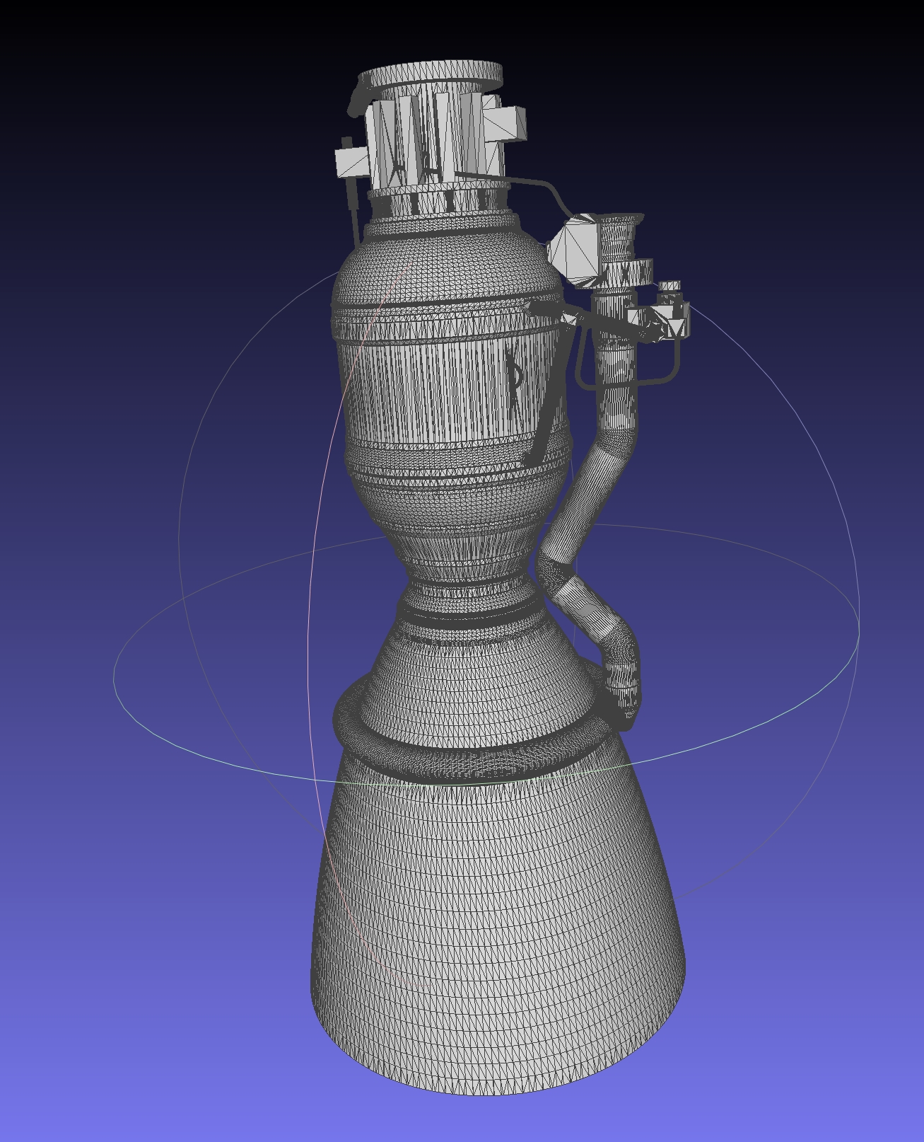 Fichier STL Space-X Merlin 1D Rocket Engine Printable Desk (en anglais ...