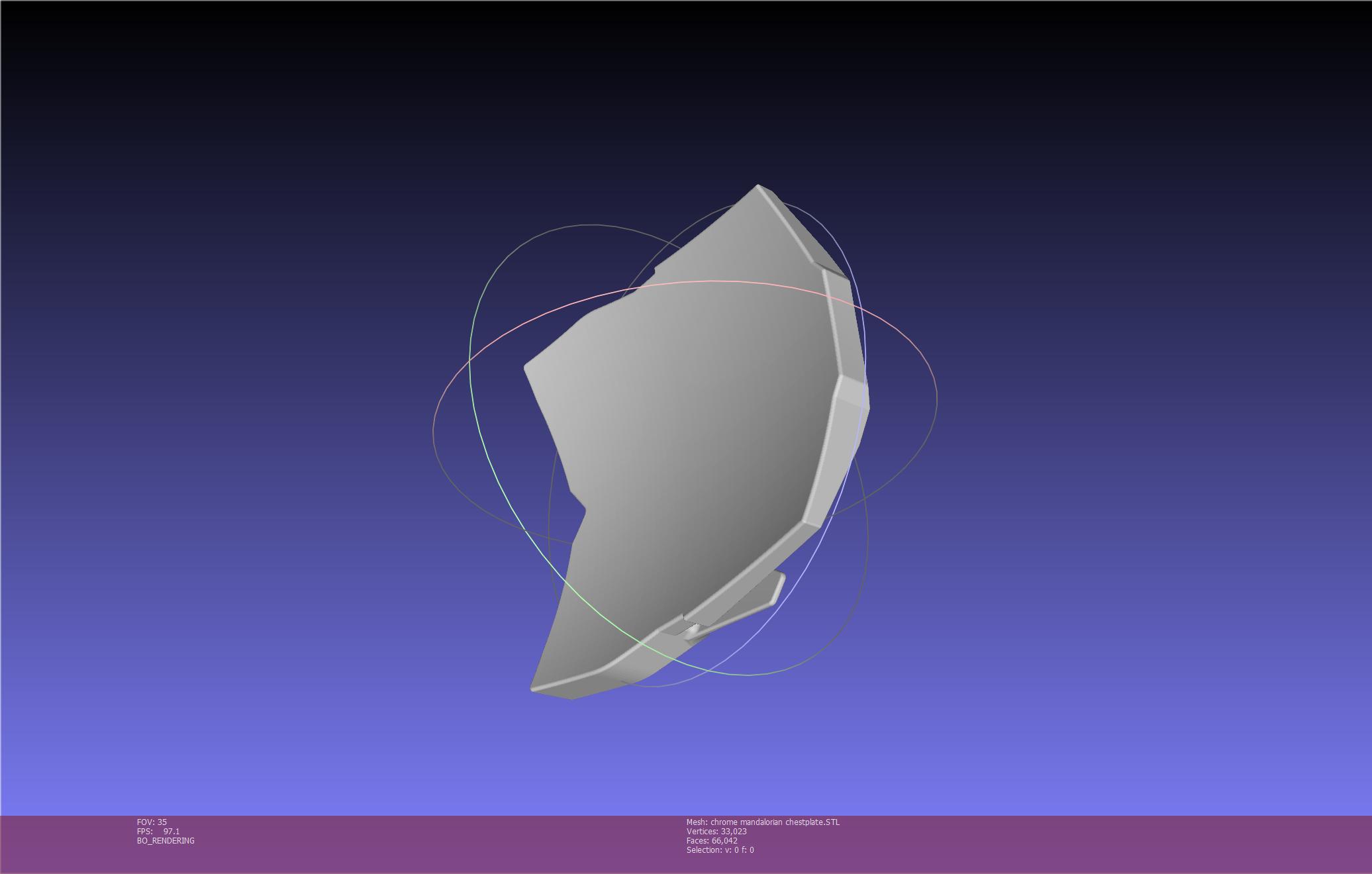 STL file Star Wars The Mandalorian Beskar Chestplate・Model to download ...