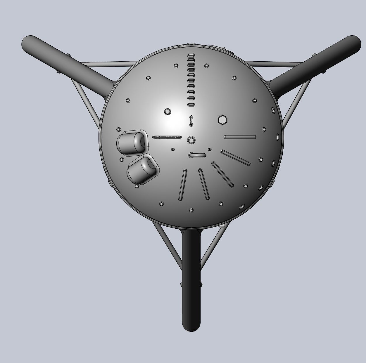 Archivo STL Miniatura de la tolva de pruebas Starhopper de Space X 🛰 ...