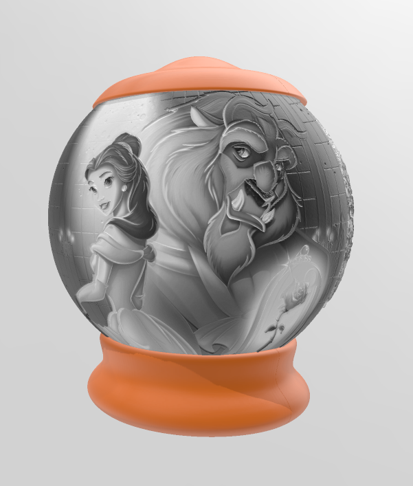STL file Disney Sphere litho pack 🔦・3D printable model to download・Cults