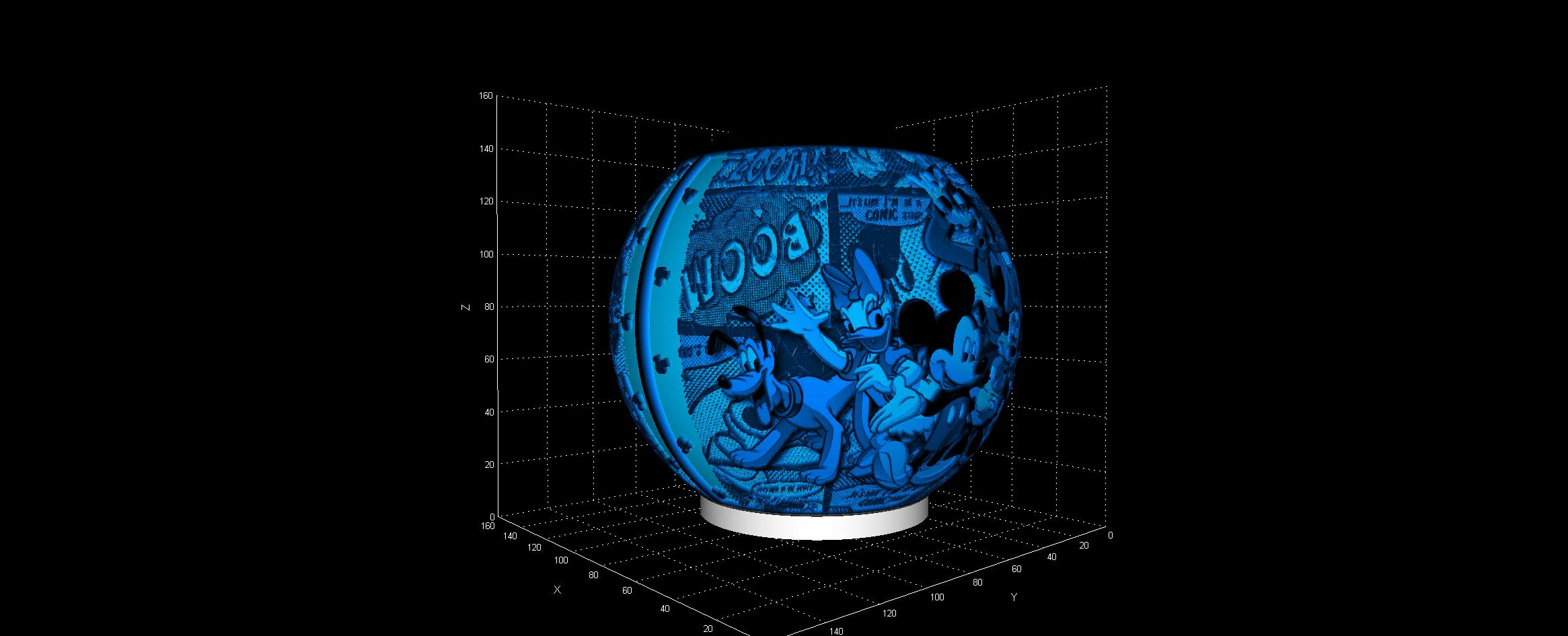 STL file Disney Sphere litho pack 🔦・3D printable model to download・Cults