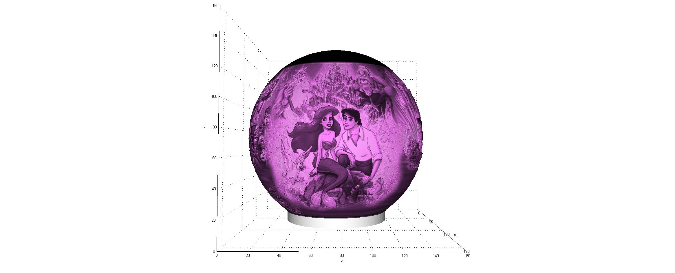 STL file Disney Sphere litho pack 🔦・3D printable model to download・Cults
