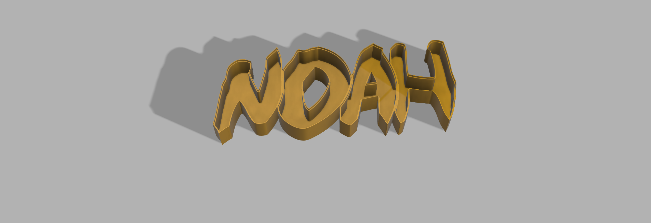 Free STL file First name Noah Luminous Type naruto・3D printable object ...