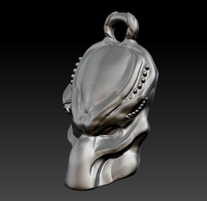 Free OBJ file PREDATOR KEYCHAIN 🗝️・3D printing idea to download・Cults
