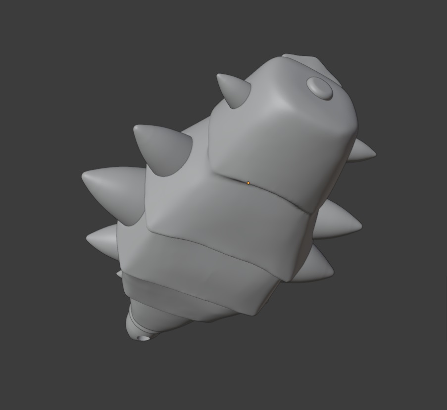 STL file rathalos tail from monster hunter tail of rathalos・3D print ...