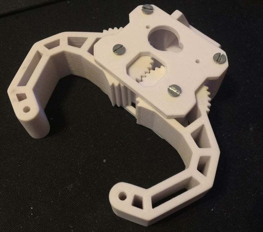 Free STL file Solid MeArm remix of RobotGeek 9G gripper・3D printable model to download・Cults