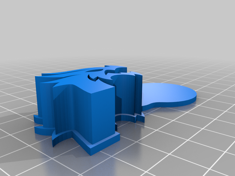 Free STL file D&D d20 Holder with separate flame・Object to download and ...