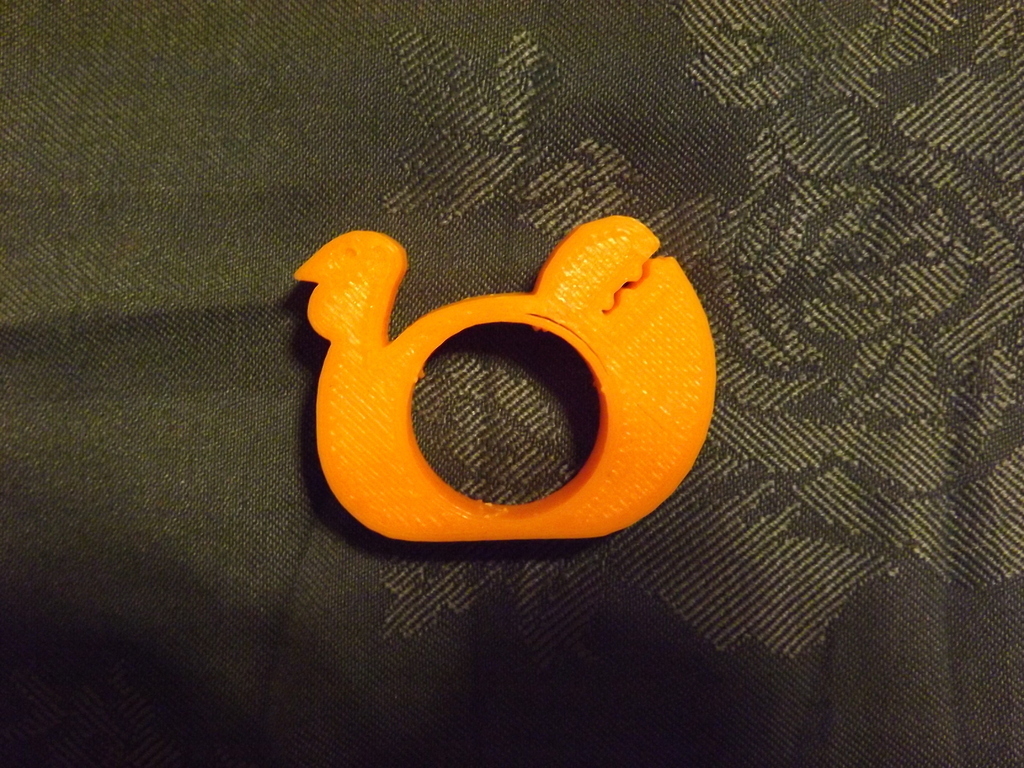 Free STL file Turkey Napkin Ring / Place Card Holder 🦃・Design to ...