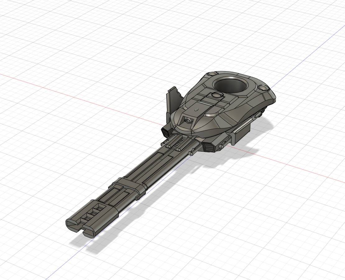 STL file Tau Hammerhead Turret 🎲・Model to download and 3D print・Cults