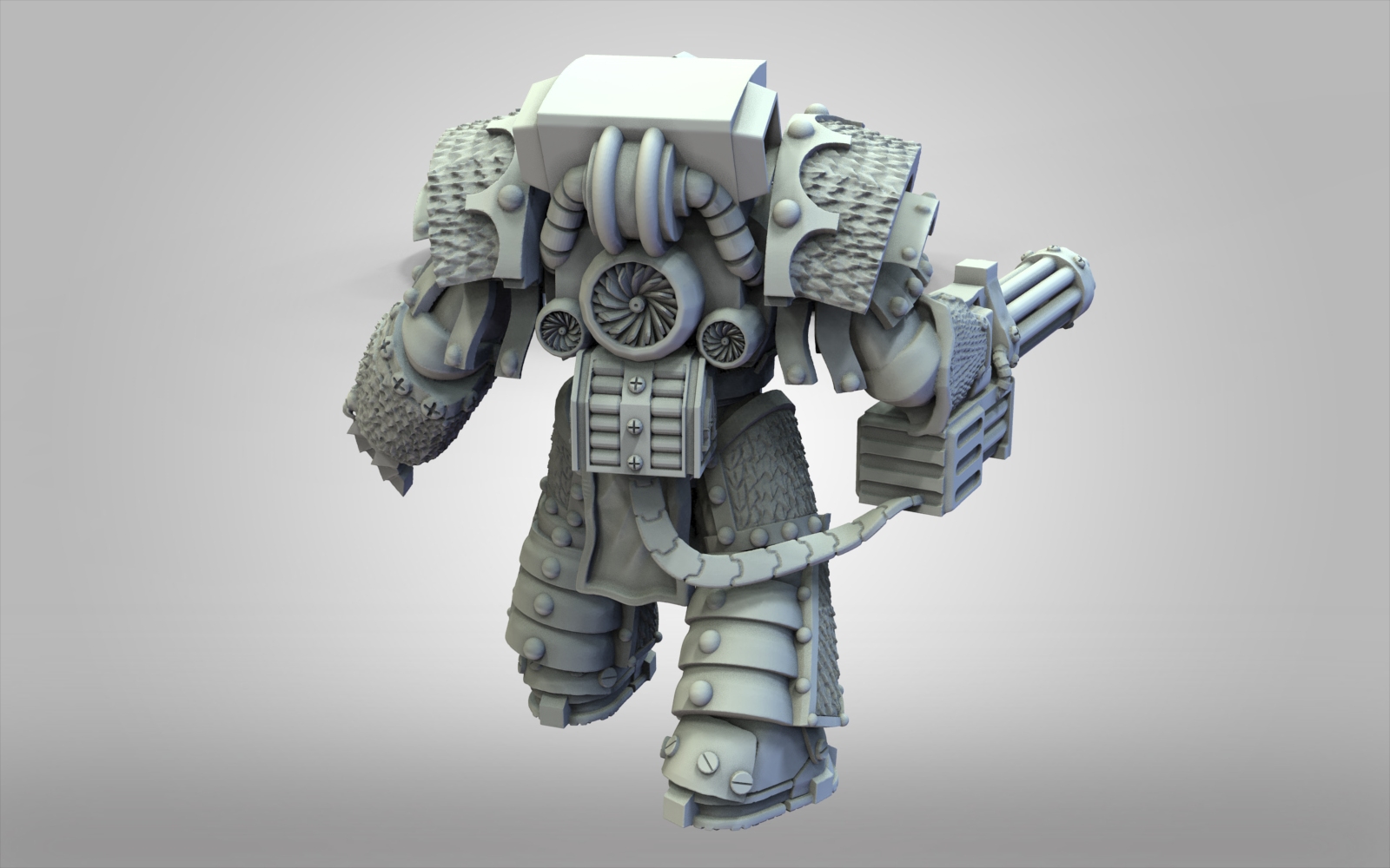 3D file Son of the snake in Heavy armor with Gauntlet・3D printing model ...