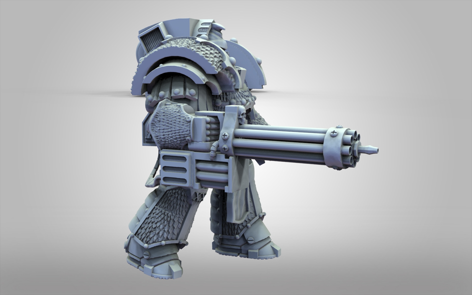 3D file Son of the snake in Heavy armor with Gauntlet・3D printing model ...