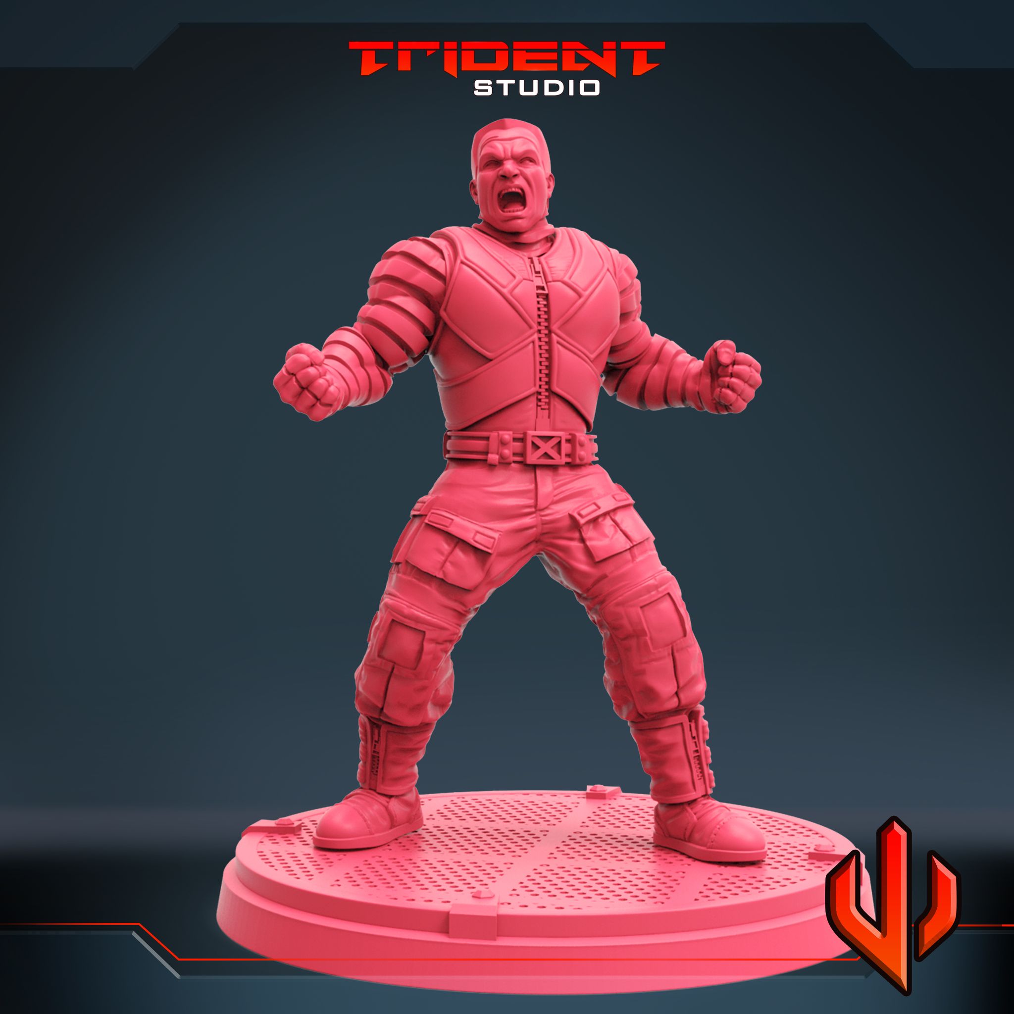 3D file ARMORED MAN・3D printable model to download・Cults