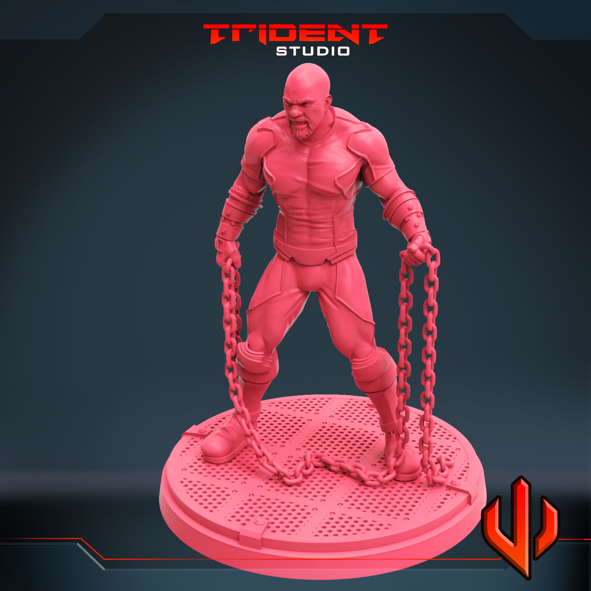 3D file STRONGMAN CAGE・Design to download and 3D print・Cults