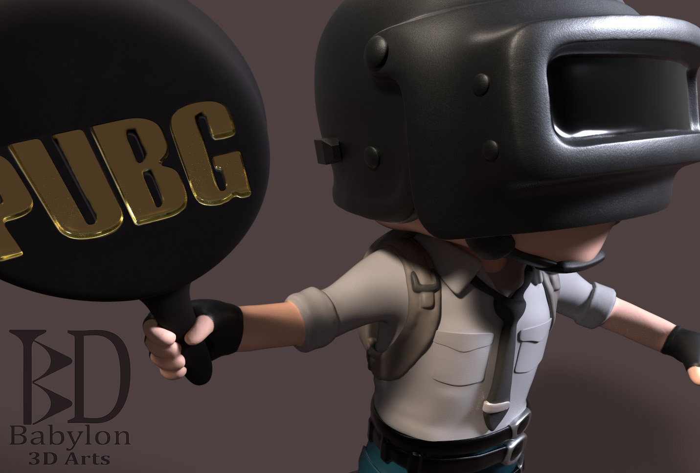 STL file Pubg Figure・3D print model to download・Cults