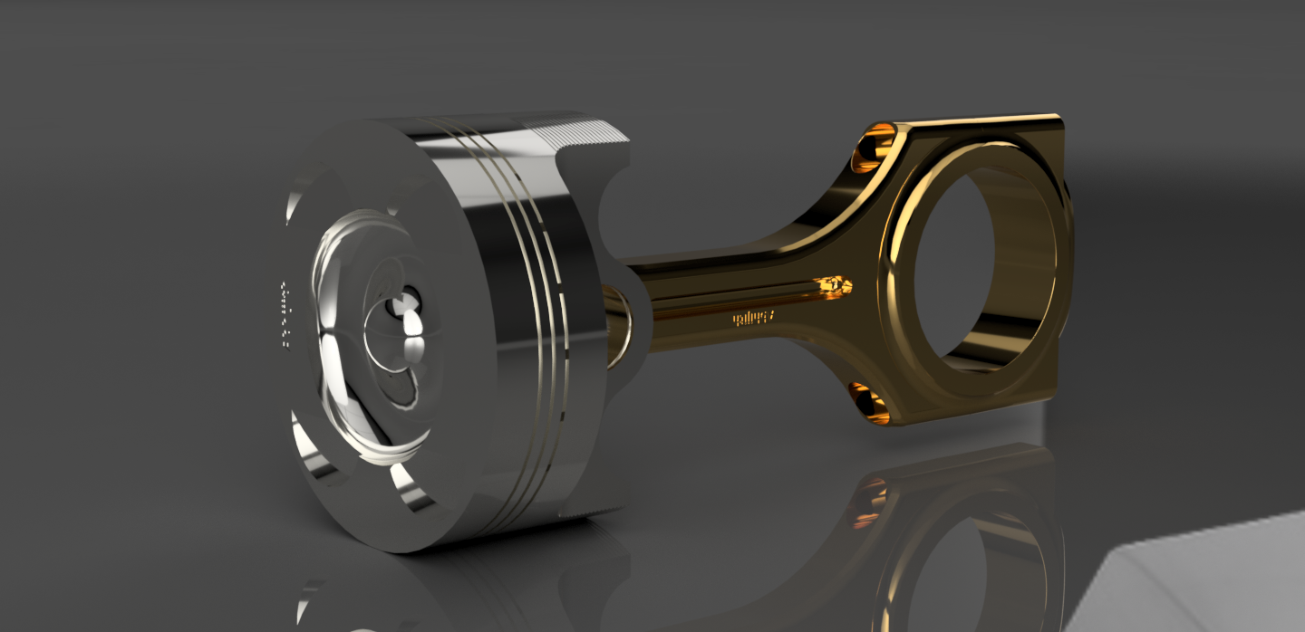 STL file Piston and connecting road・Template to download and 3D print・Cults