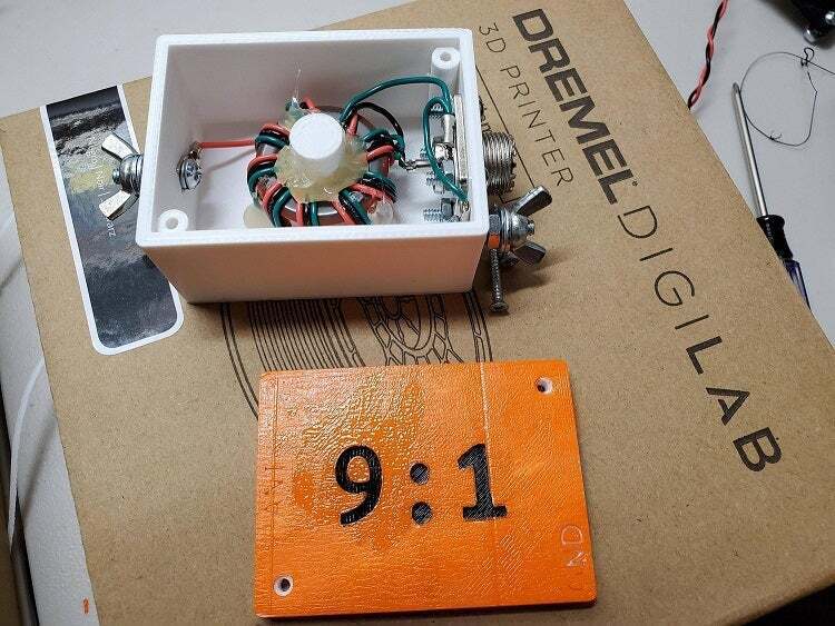 Free STL file EARCHI 9:1 unun enclosure・3D printing design to download ...