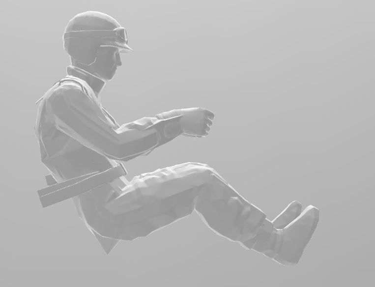STL file Classic racing driver 1950・3D printing idea to download・Cults