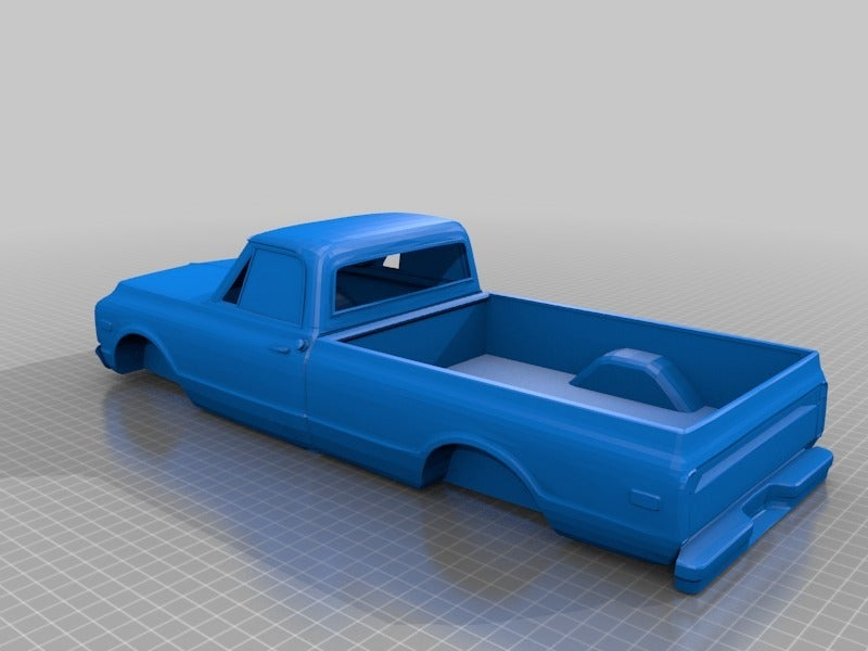 Free STL file 72 Chevy C10 pickup 🚗・3D printer design to download・Cults