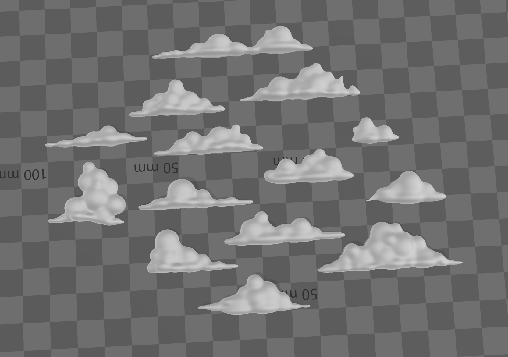 STL file Clouds - 3D wall decor ☁️・3D print object to download・Cults
