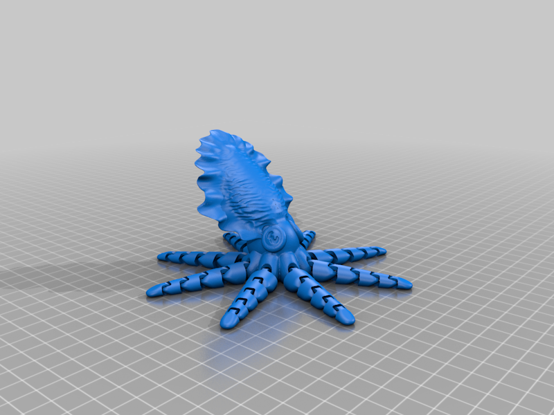 Free STL file Articulated Cuttlefish・Design to download and 3D print・Cults