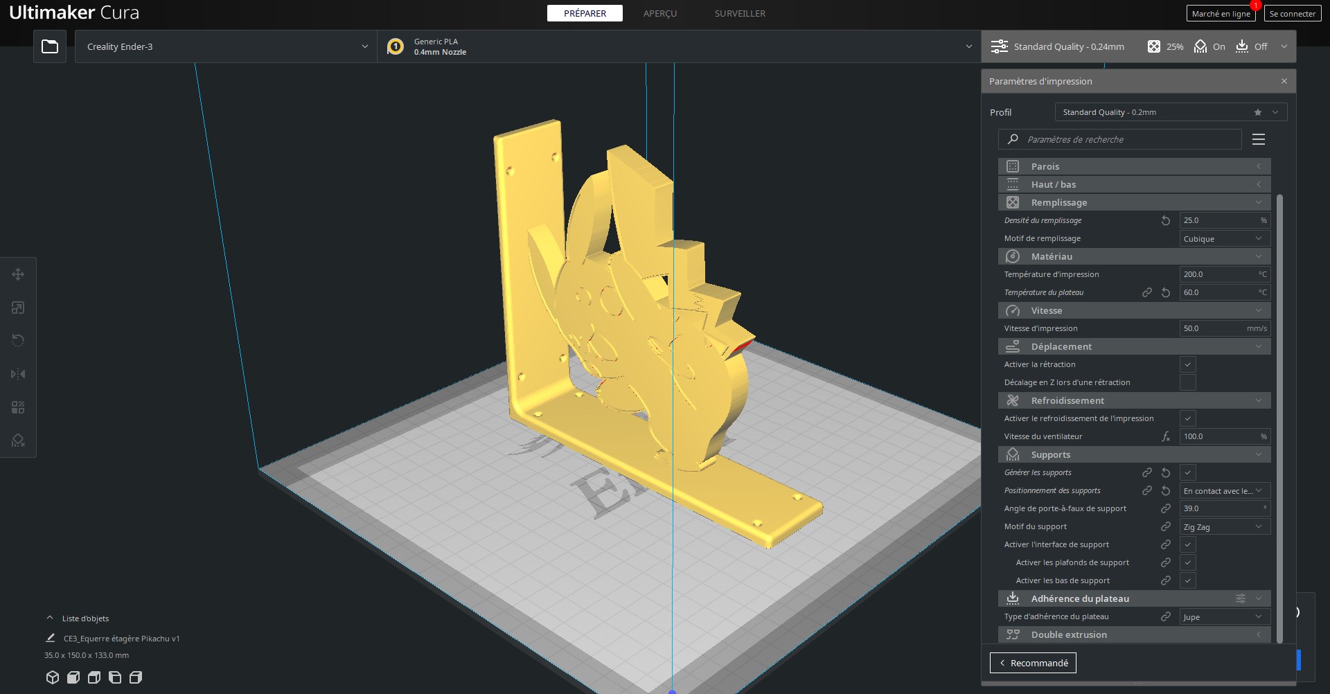 Free STL file Pikachu shelf support・3D print model to download・Cults