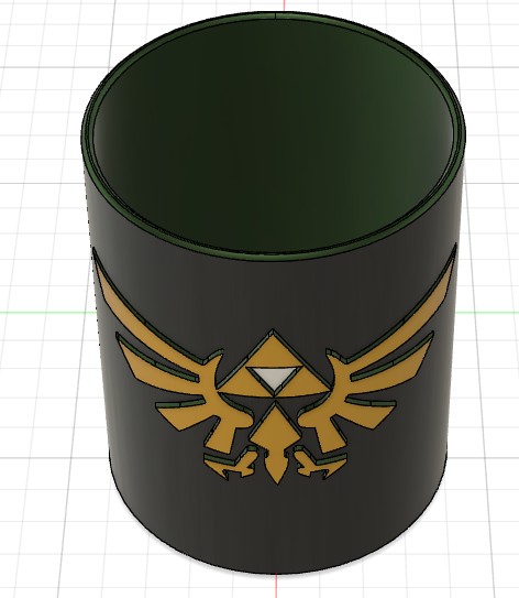 Free STL file Zelda Mug and Pencil Pot ☕・3D printing design to download ...