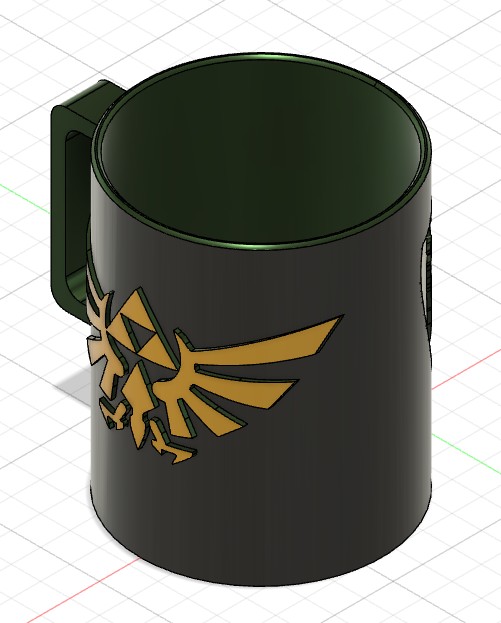 Free STL file Zelda Mug and Pencil Pot ☕・3D printing design to download ...