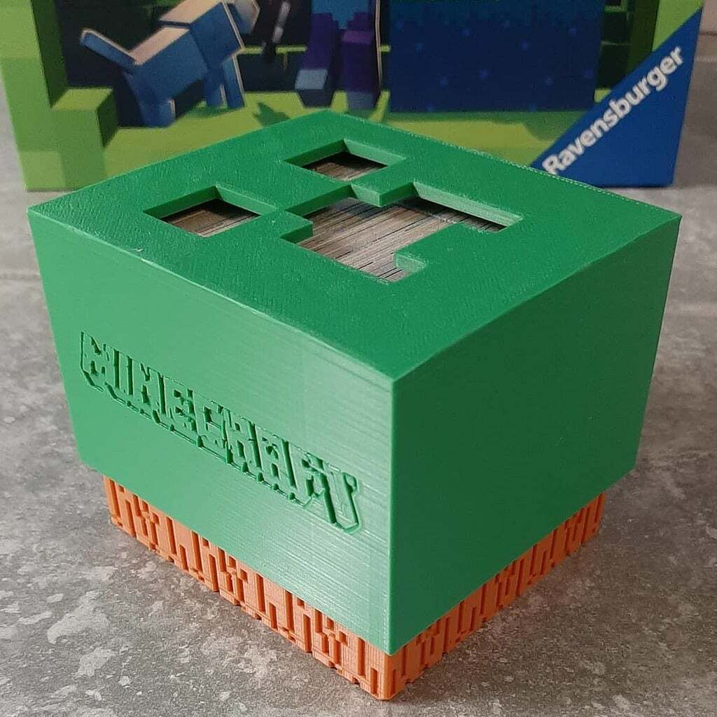 Free STL file Minecraft Builders & Biomes Tile Holder 🦸・3D print design ...