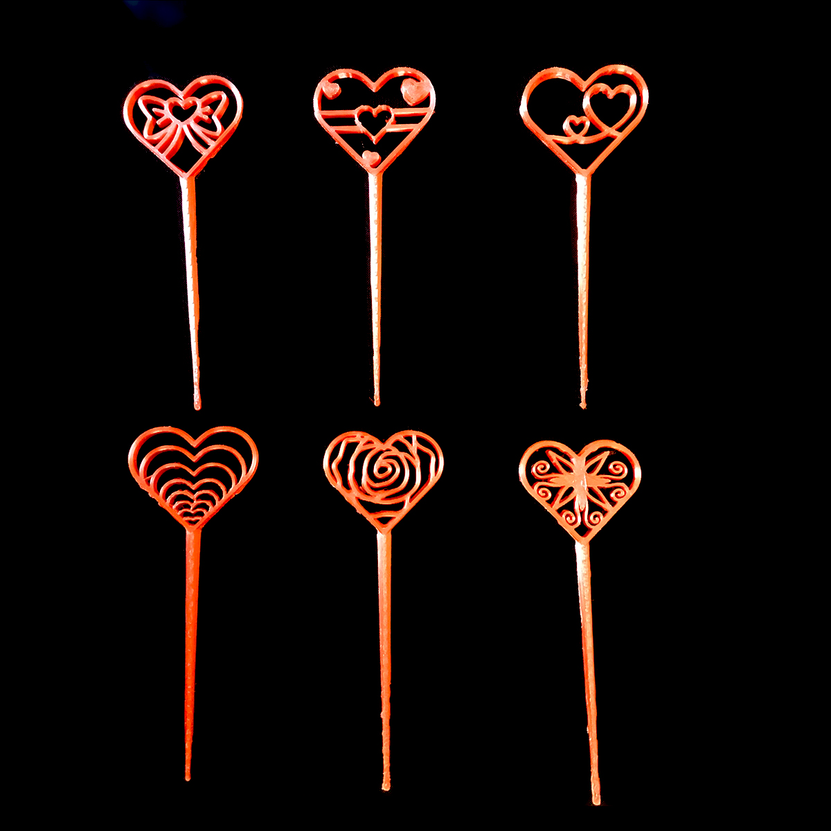 Free STL file Party Picks - Valentine Hearts・3D print design to ...