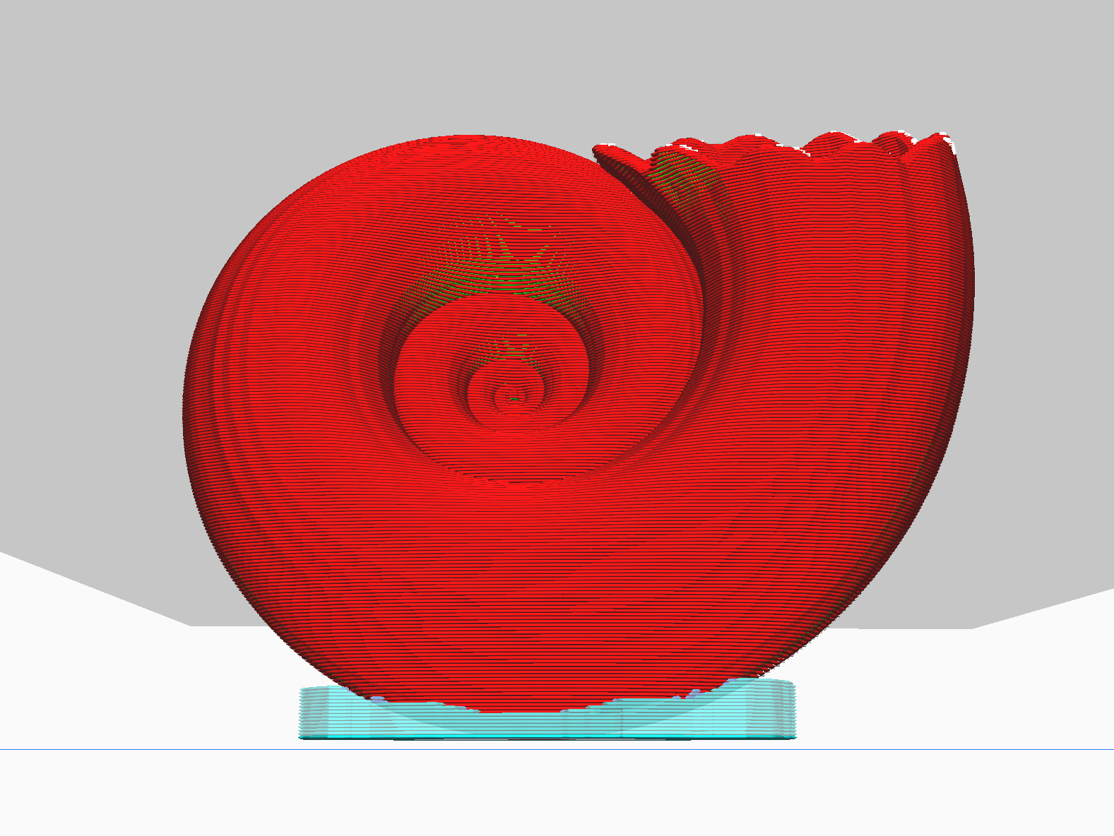 STL file Shell of a snail decoration object 🐚・3D printing template to ...