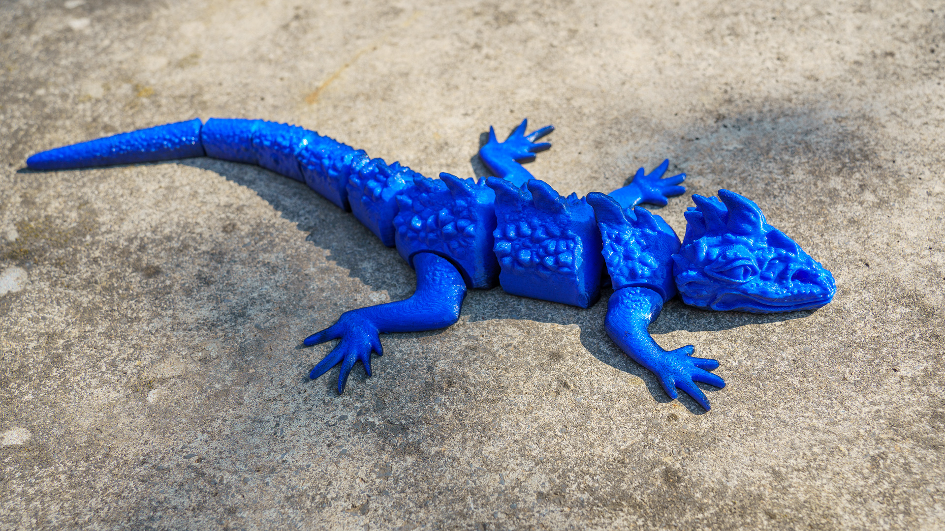 STL file Dragon Lizard Articulated (print-in-place) 🐉・3D printer model ...