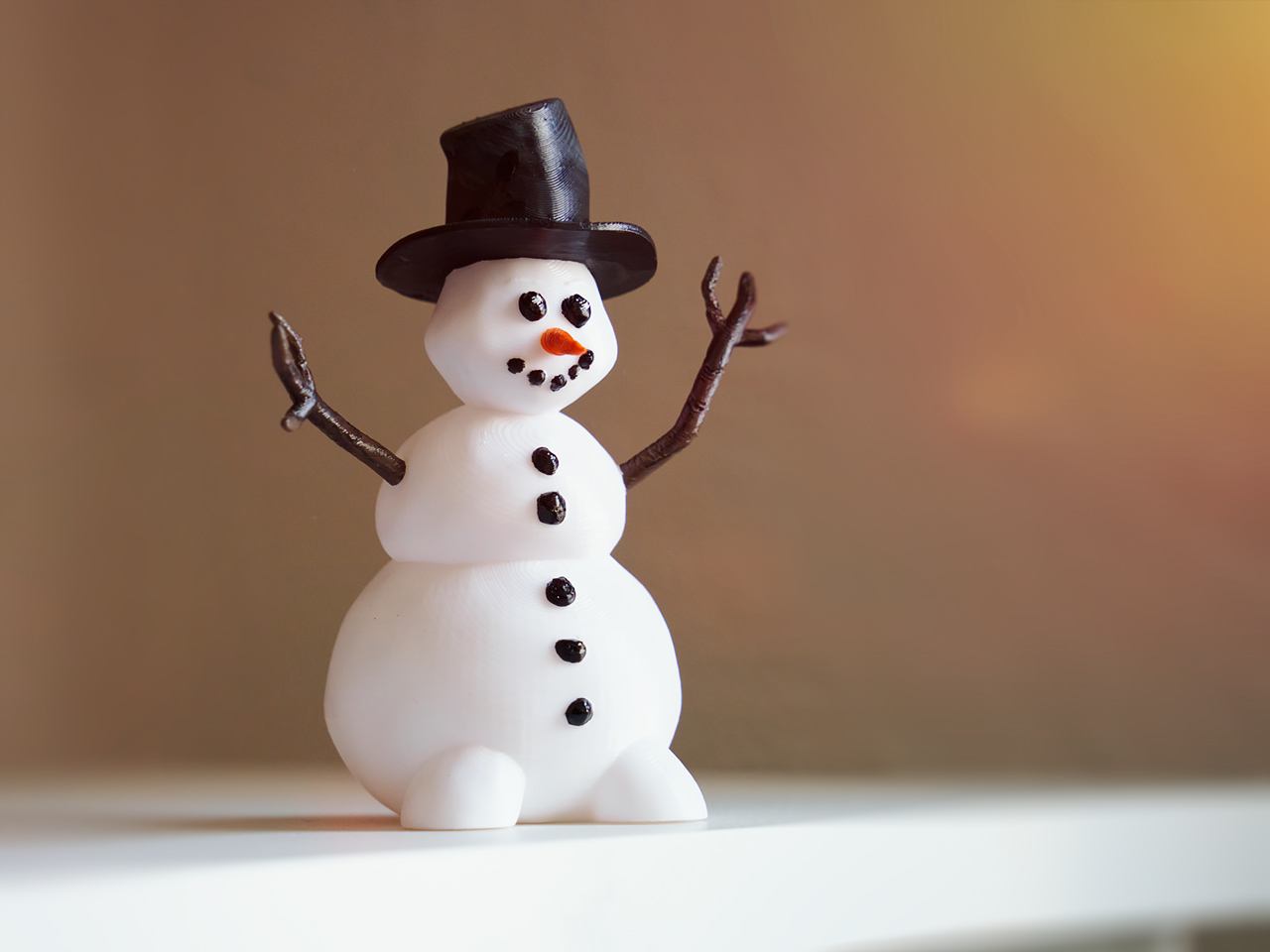 STL file Snowman・3D printable design to download・Cults